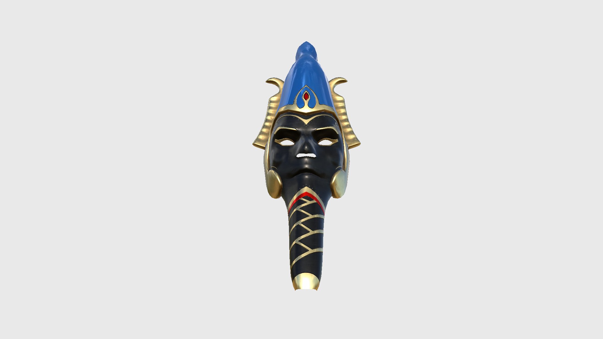 3D Osiris Mask A01 - Egyptian Gods Character Clothing Model ...
