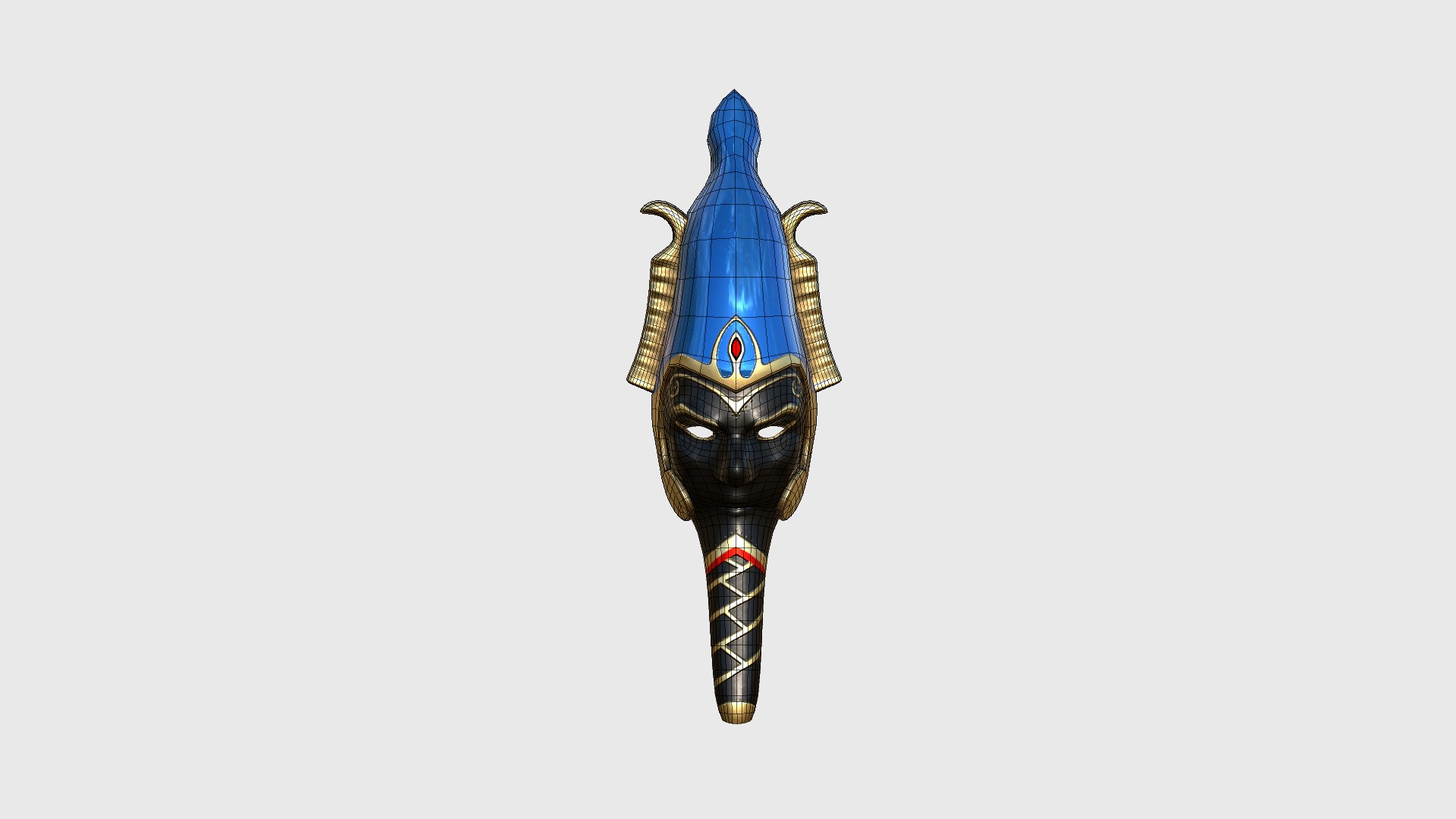 3D Osiris Mask A01 - Egyptian Gods Character Clothing Model ...
