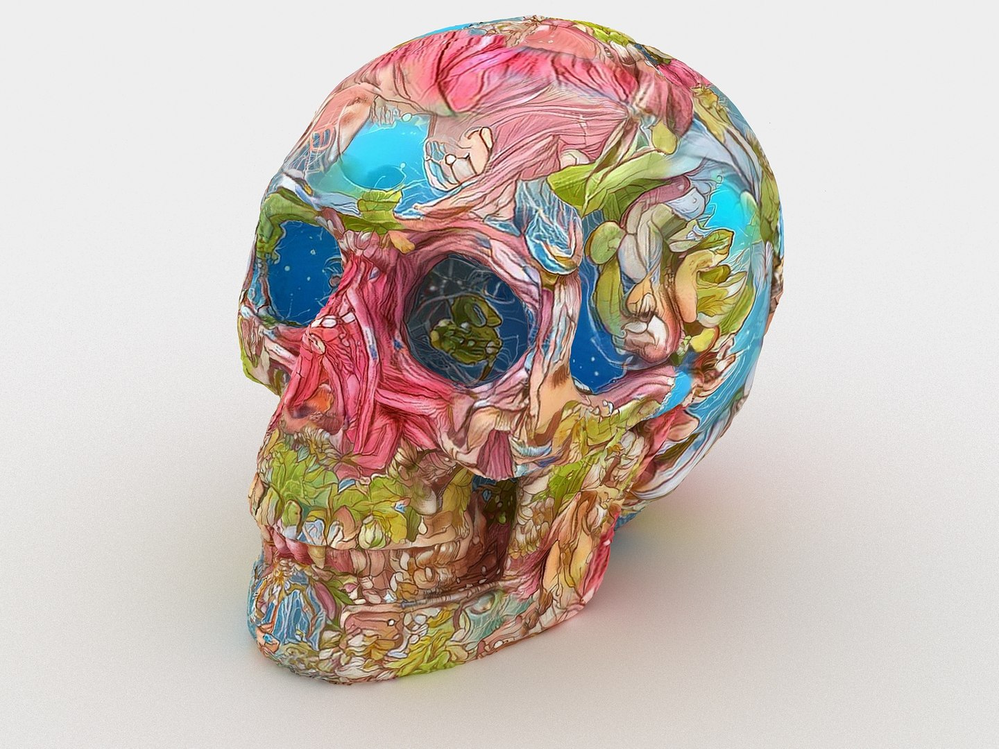 3D Cartoon Skull - TurboSquid 1498541