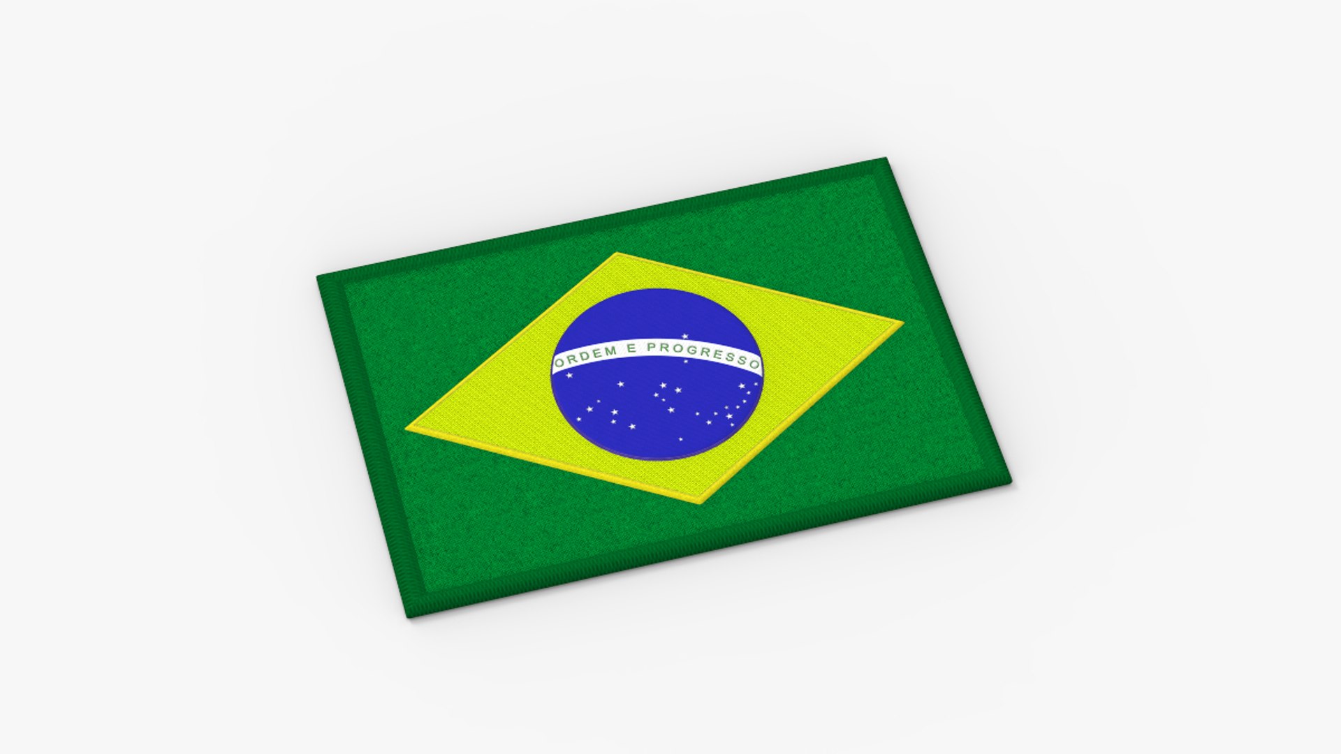 Brazil Embroidered Coat Of Arms 3D - TurboSquid 2033206