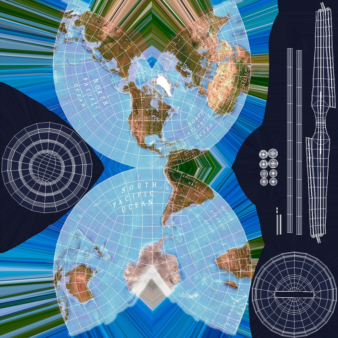 Physical World Globe with Stand model - TurboSquid 1879422