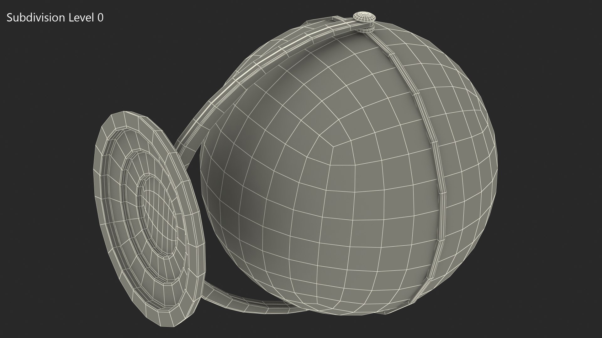 Physical World Globe with Stand model - TurboSquid 1879422