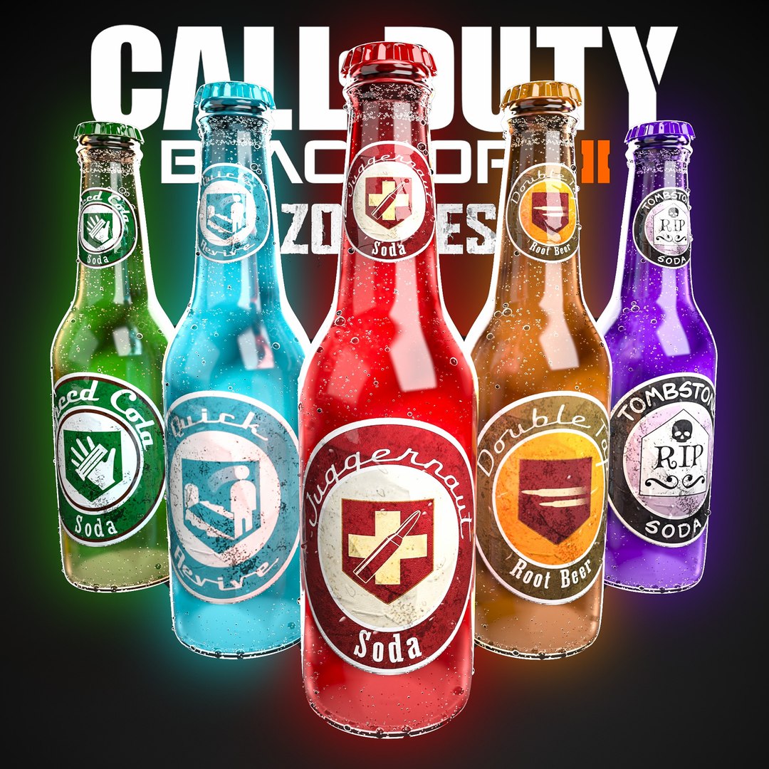 3D Call Of Duty Black Ops II Quick Revive Perk-a-Cola - TurboSquid 2287724