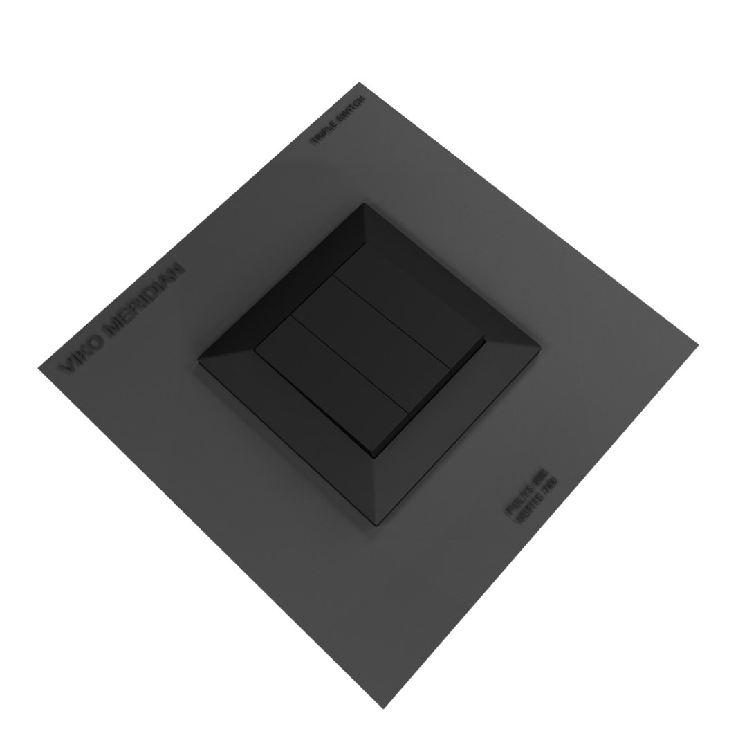 3D Triple Switch Model - TurboSquid 1369504