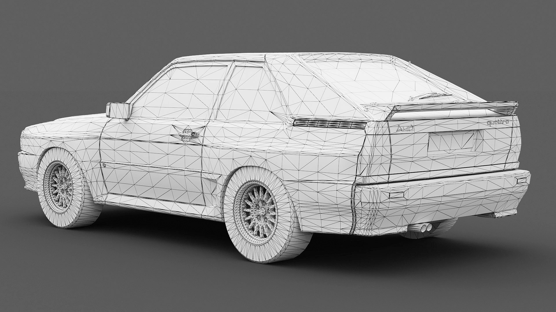 Audi Quattro 3D Model - TurboSquid 1927372