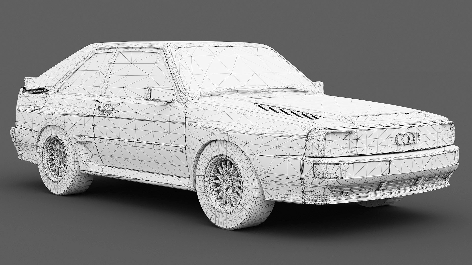Audi Quattro 3D Model - TurboSquid 1927372
