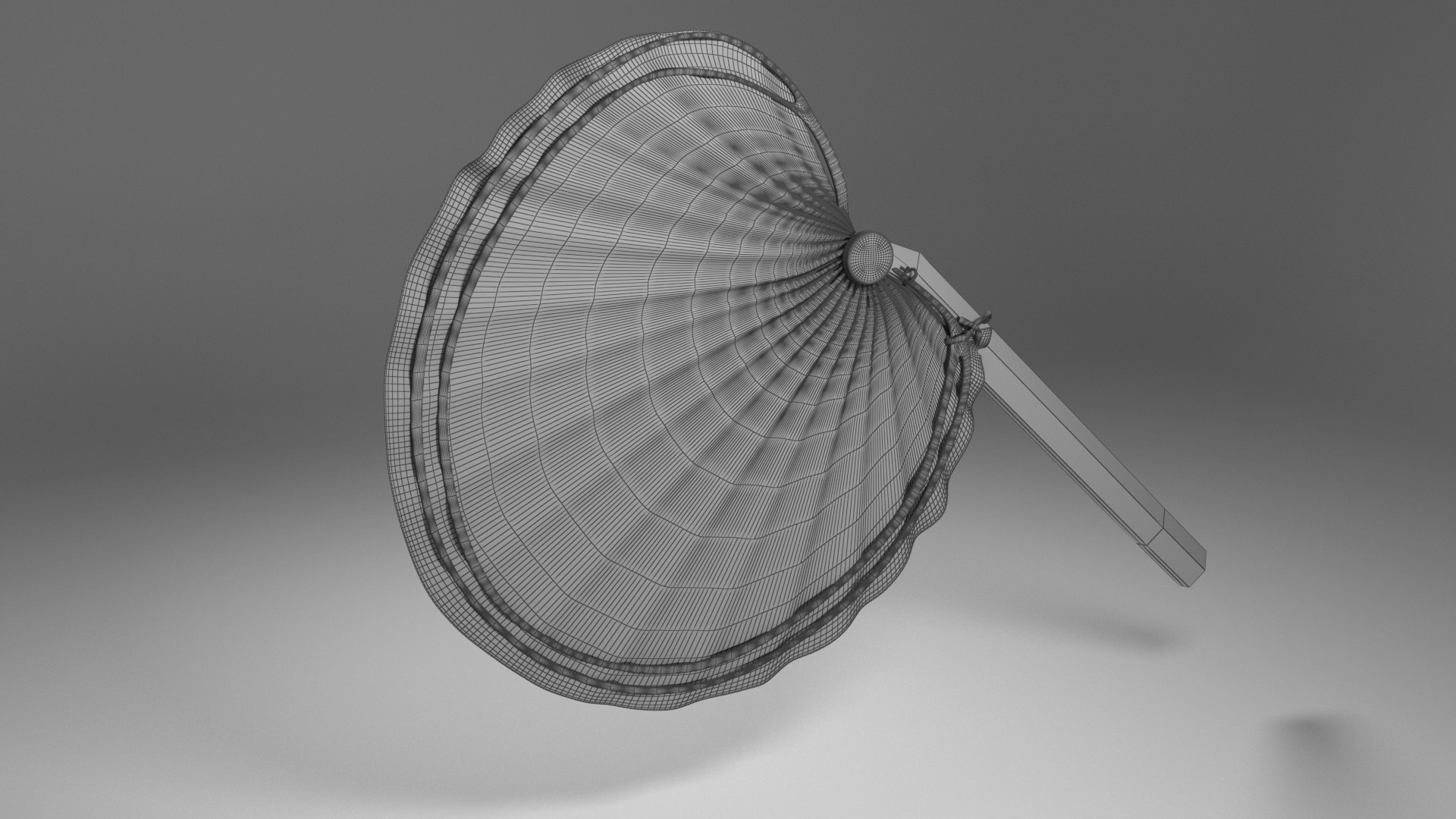 3D Indian Coconut Leaf Hand Fan - TurboSquid 1854558