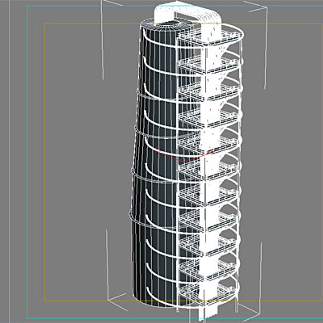 Industrial Tower 3d Model