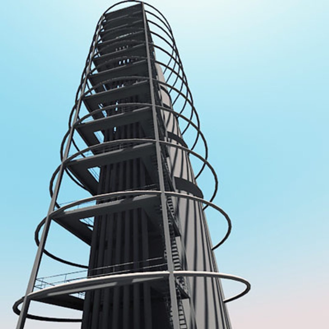 Industrial Tower 3d Model