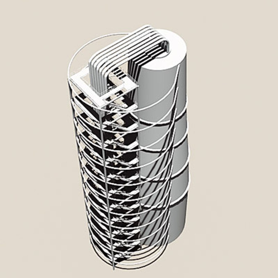Industrial Tower 3d Model