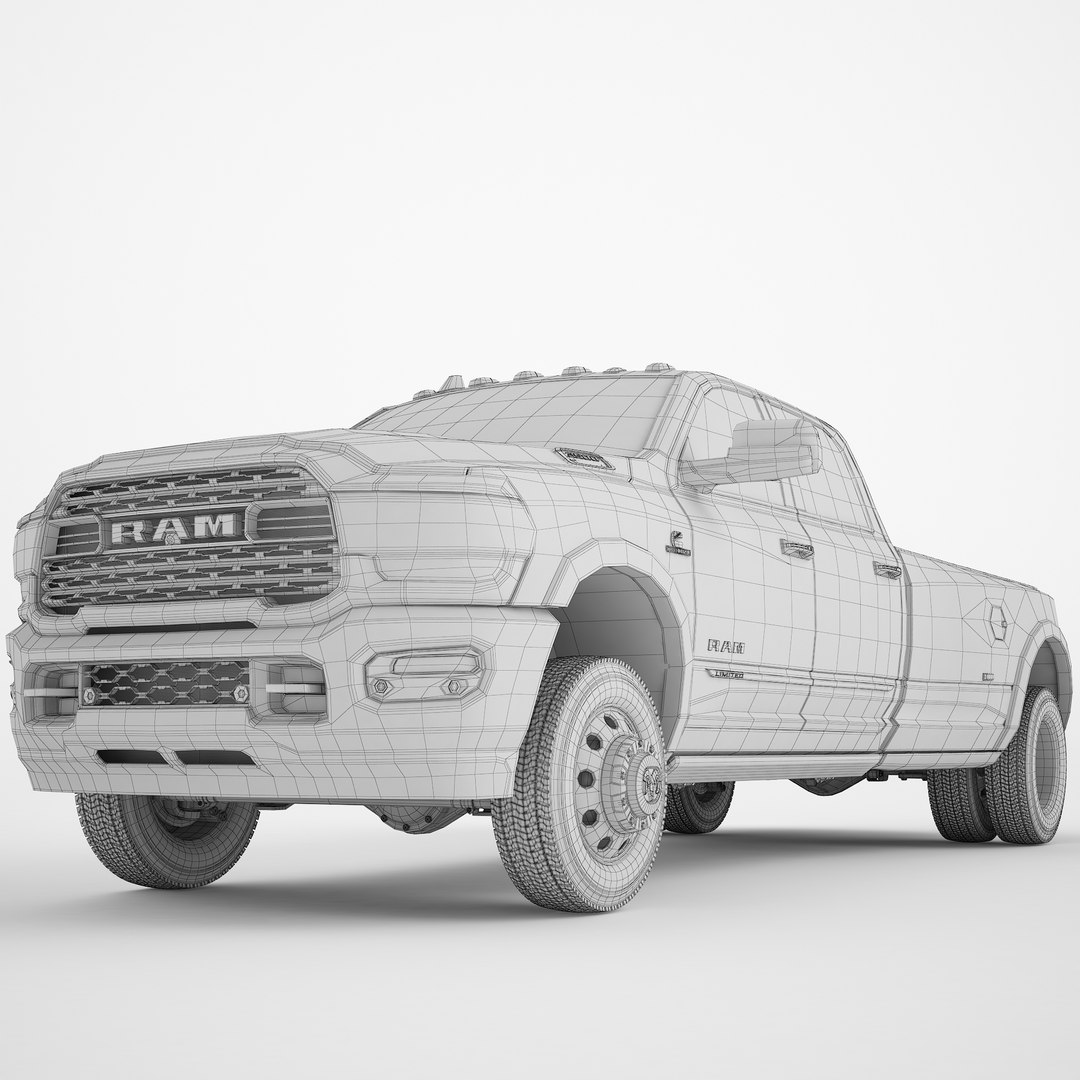 Dodge Ram 3500 HD 2021 04 3D Model - TurboSquid 2102206