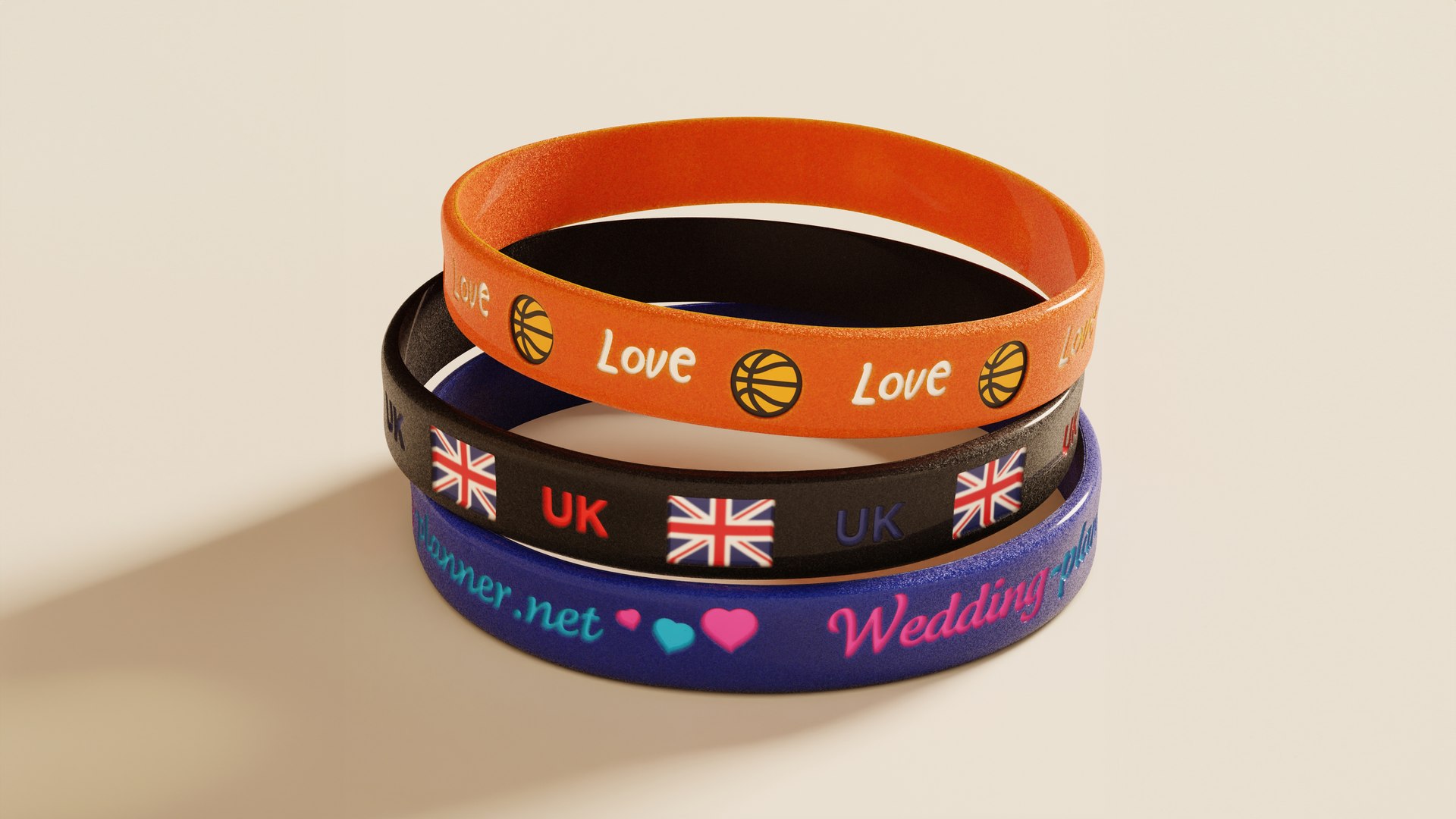 Silicone Wristband Model - TurboSquid 2099102