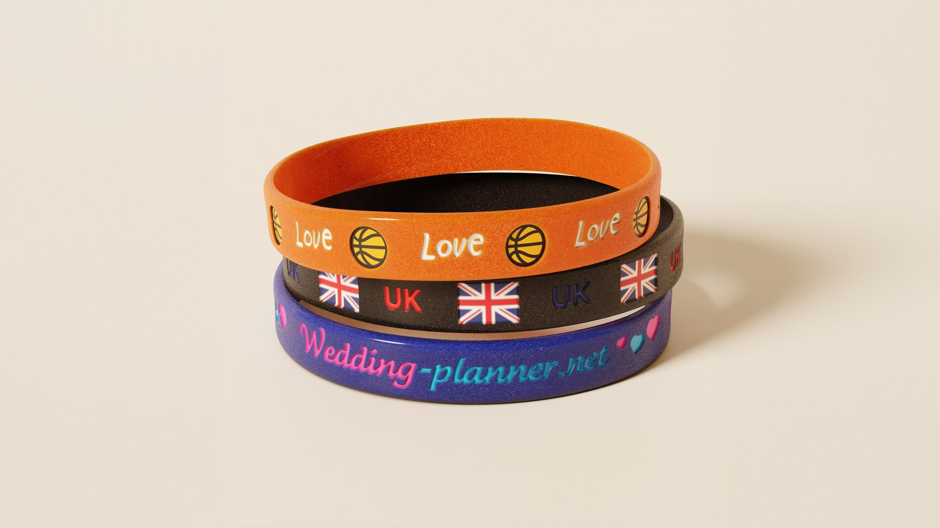 Silicone Wristband Model - TurboSquid 2099102