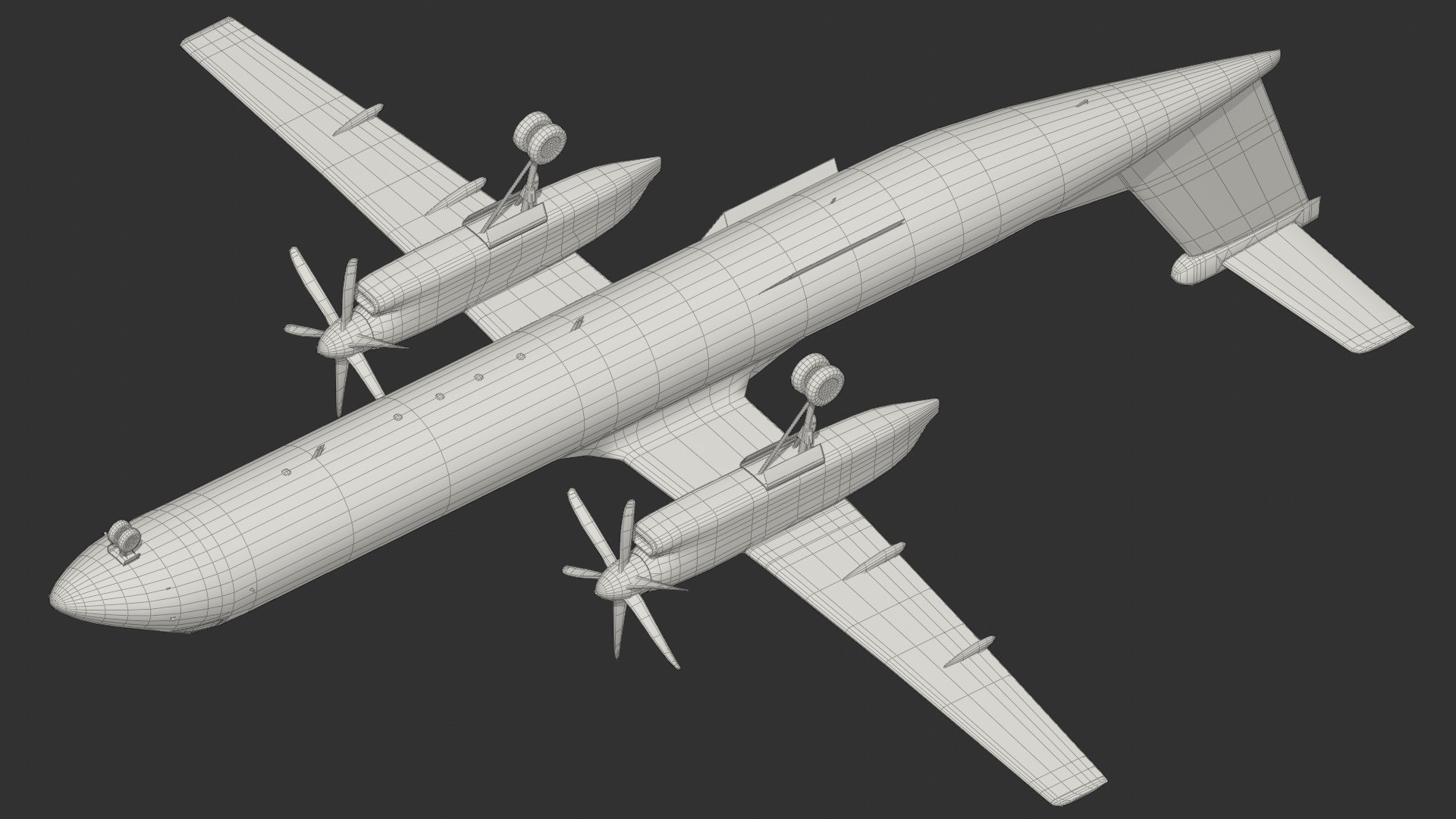 3D Model De Havilland DASH8 SC - TurboSquid 2245433