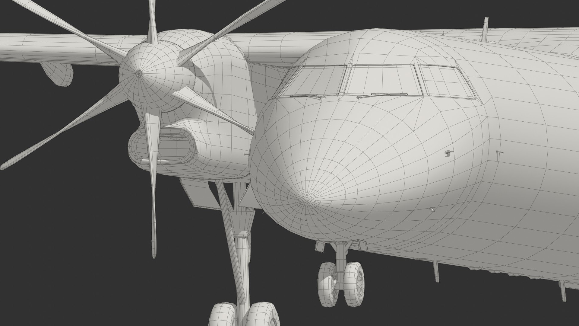 3D Model De Havilland DASH8 SC - TurboSquid 2245433