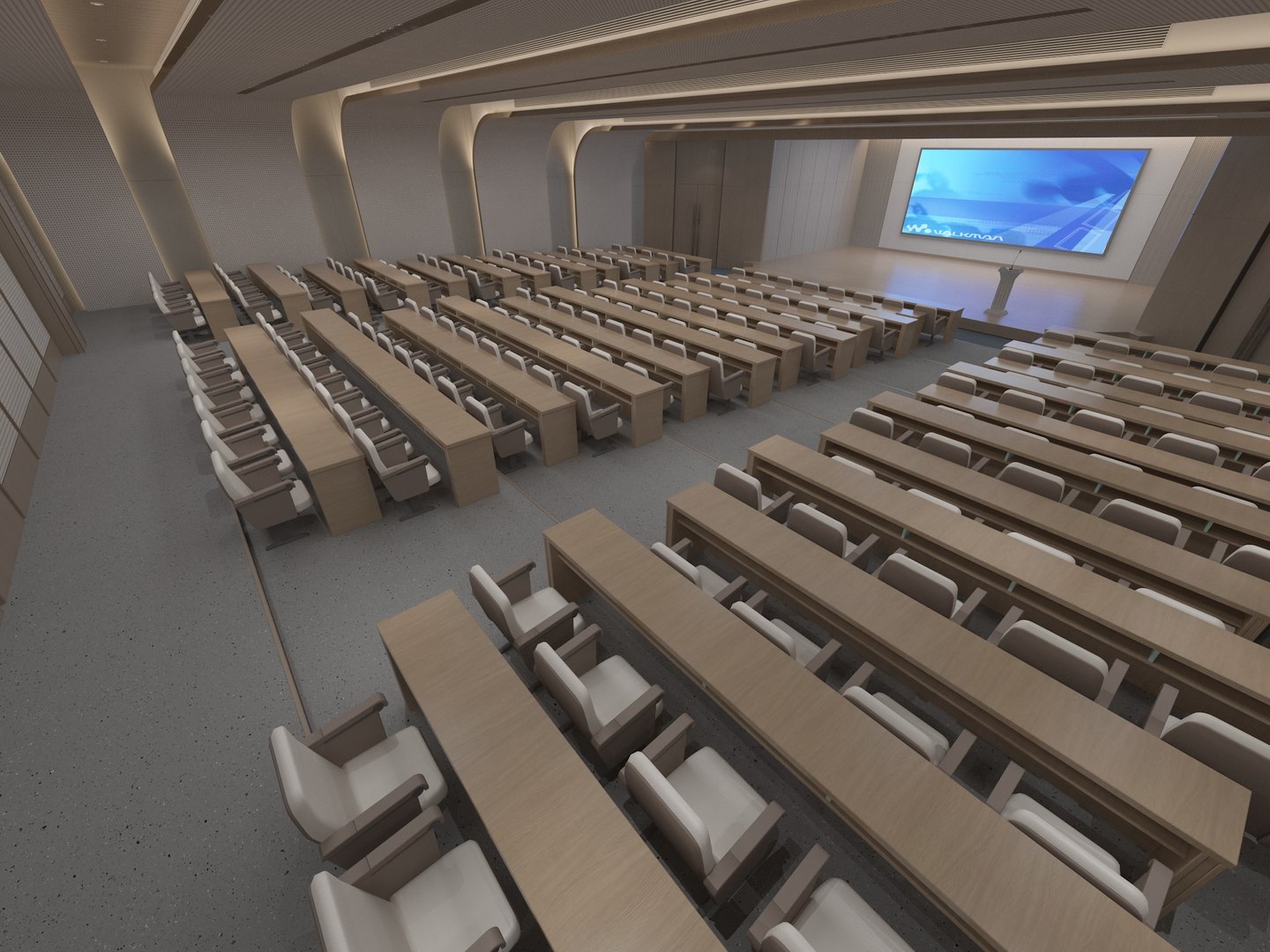 Conference Hall 1 3D - TurboSquid 2210277
