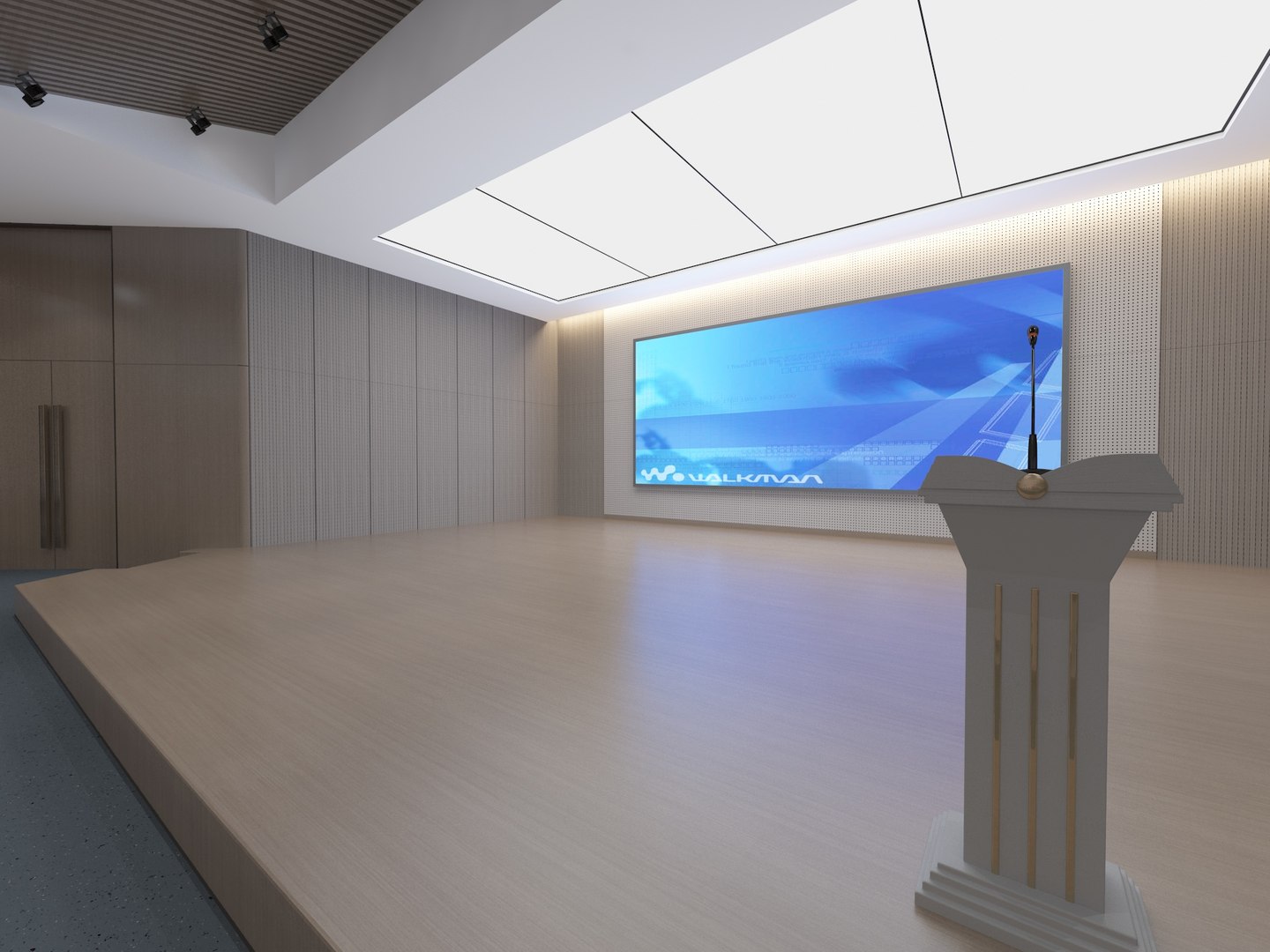 Conference Hall 1 3D - TurboSquid 2210277