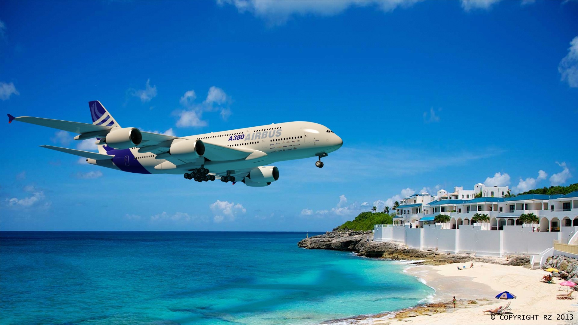 3D модель Airbus A380 - TurboSquid 2032685