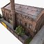 Photorealistic Old Factory 3d Model