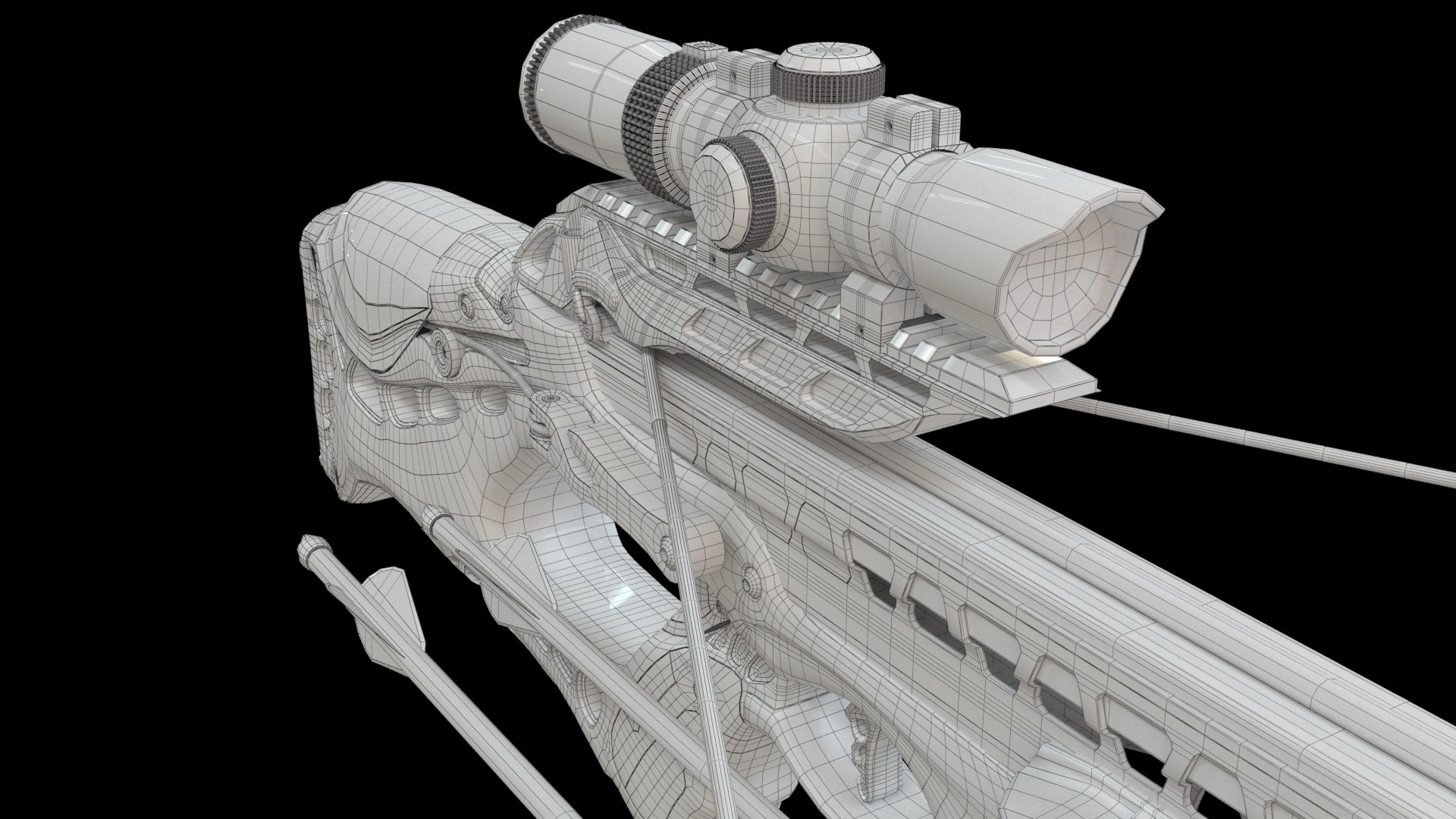 3D Barnett Hyperghost 425 Crossbow 3ds Max 2018 Corona Model ...