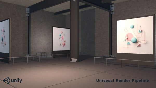 modelo 3d Galería de arte modular02 Paquete Unity - TurboSquid 2177495