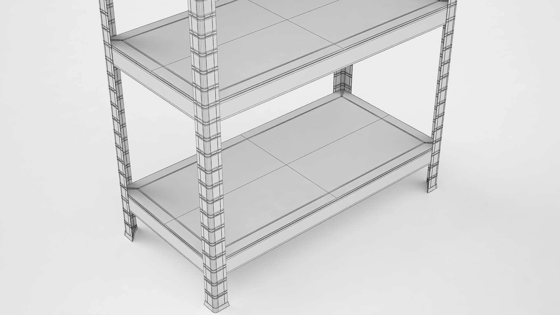 Storage rack warehouse 3D model - TurboSquid 1653661