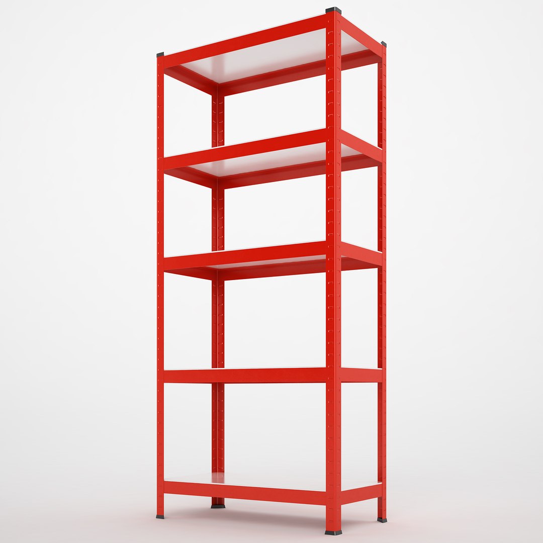 Storage rack warehouse 3D model - TurboSquid 1653661