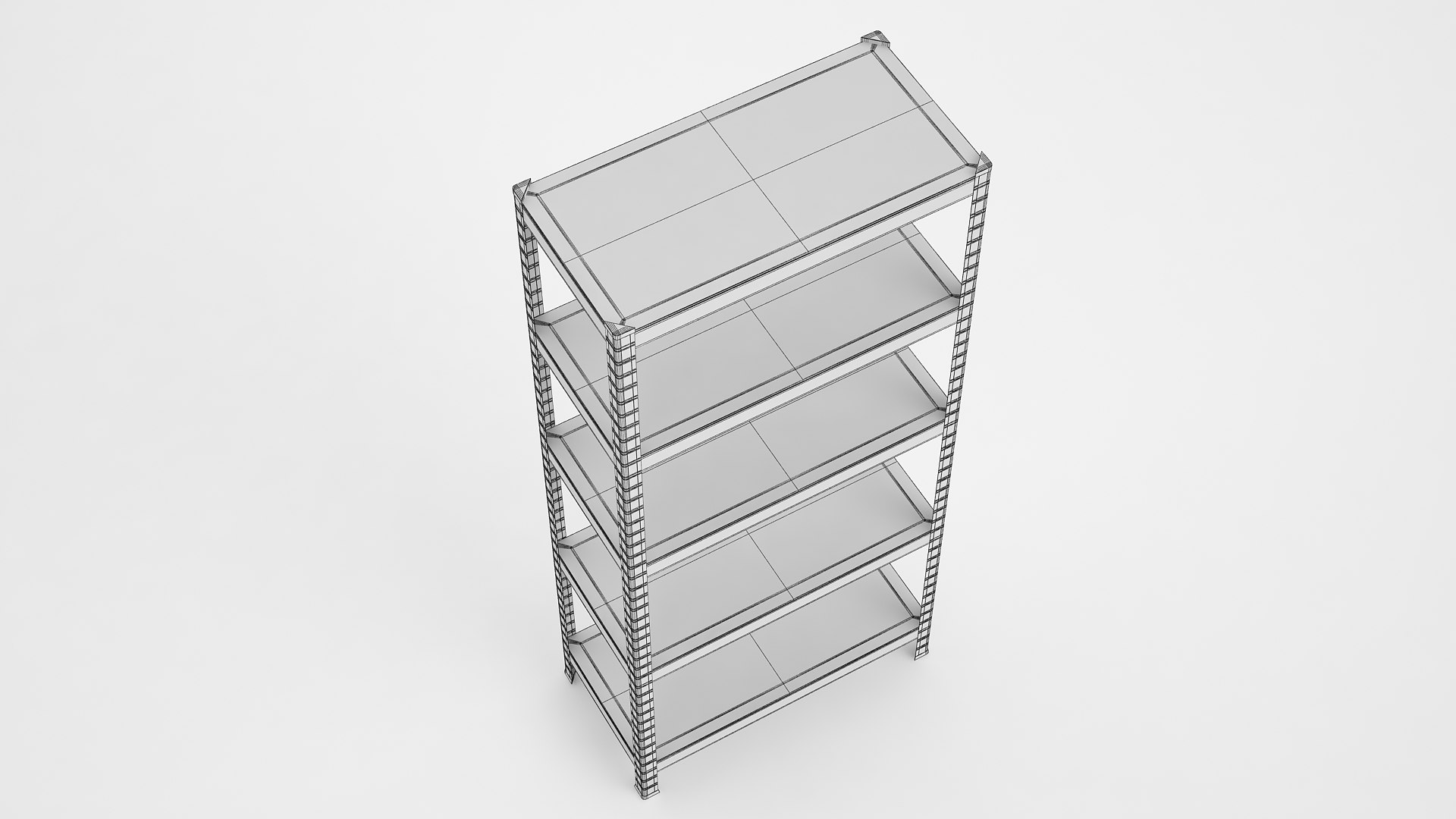 Storage rack warehouse 3D model - TurboSquid 1653661