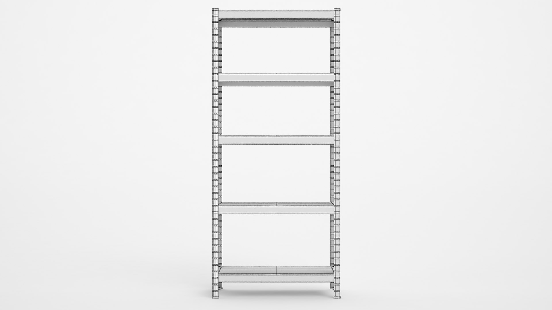 Storage rack warehouse 3D model - TurboSquid 1653661