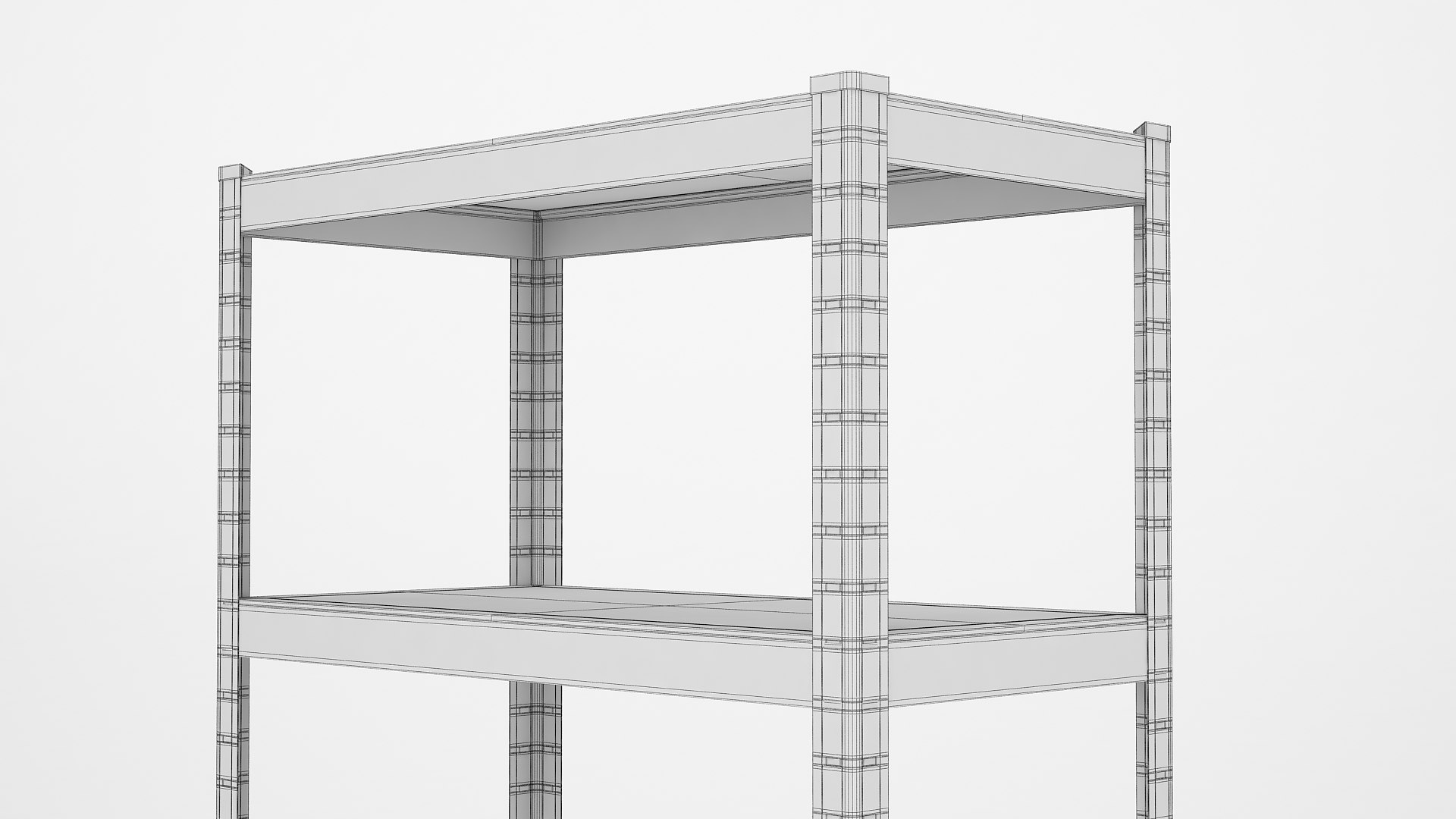 Storage rack warehouse 3D model - TurboSquid 1653661