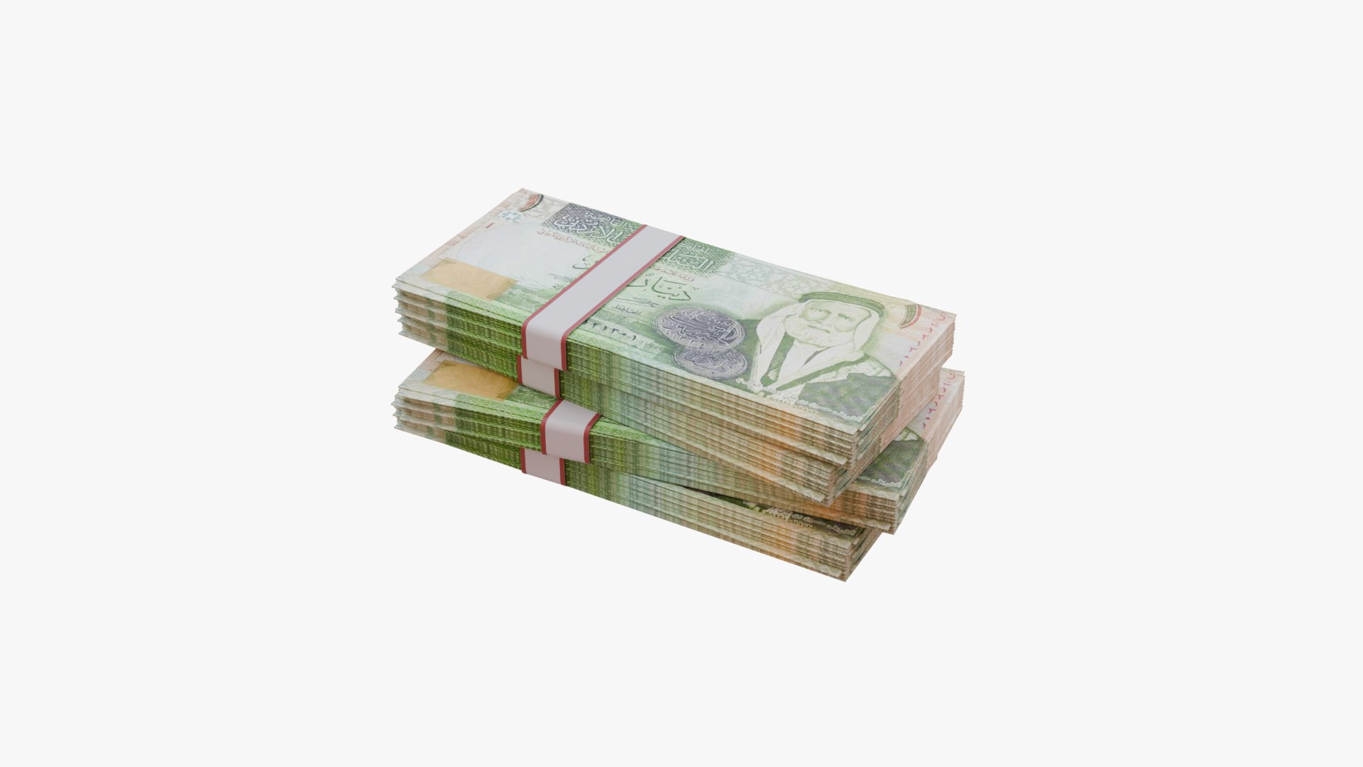 1 Jordanian Dinar JOD 3D Model - TurboSquid 2549701