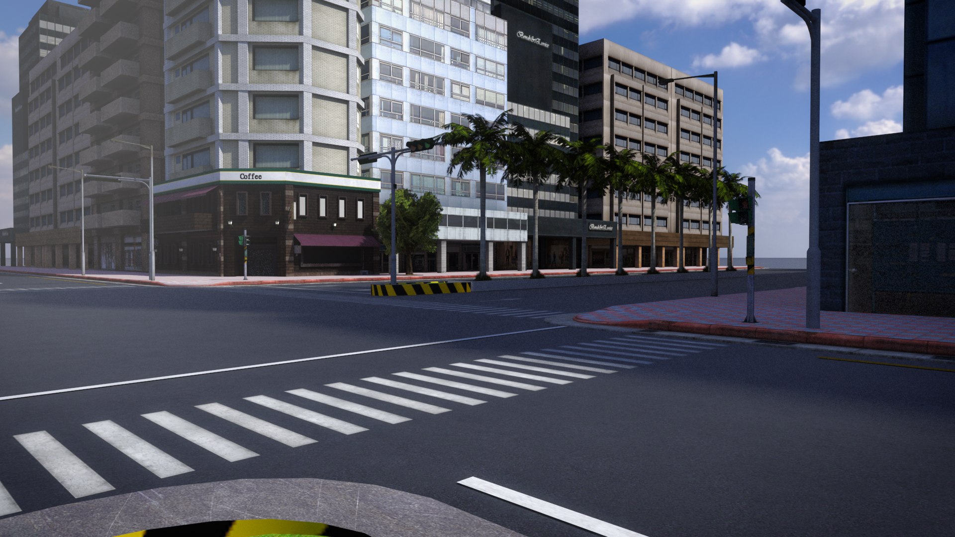 TW Street T Intersection 01 Model - TurboSquid 2211311