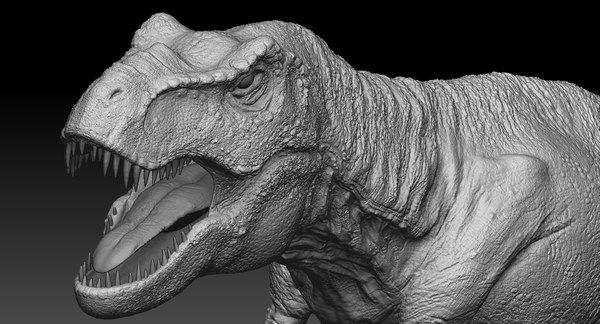 3d model v-ray rigged rex