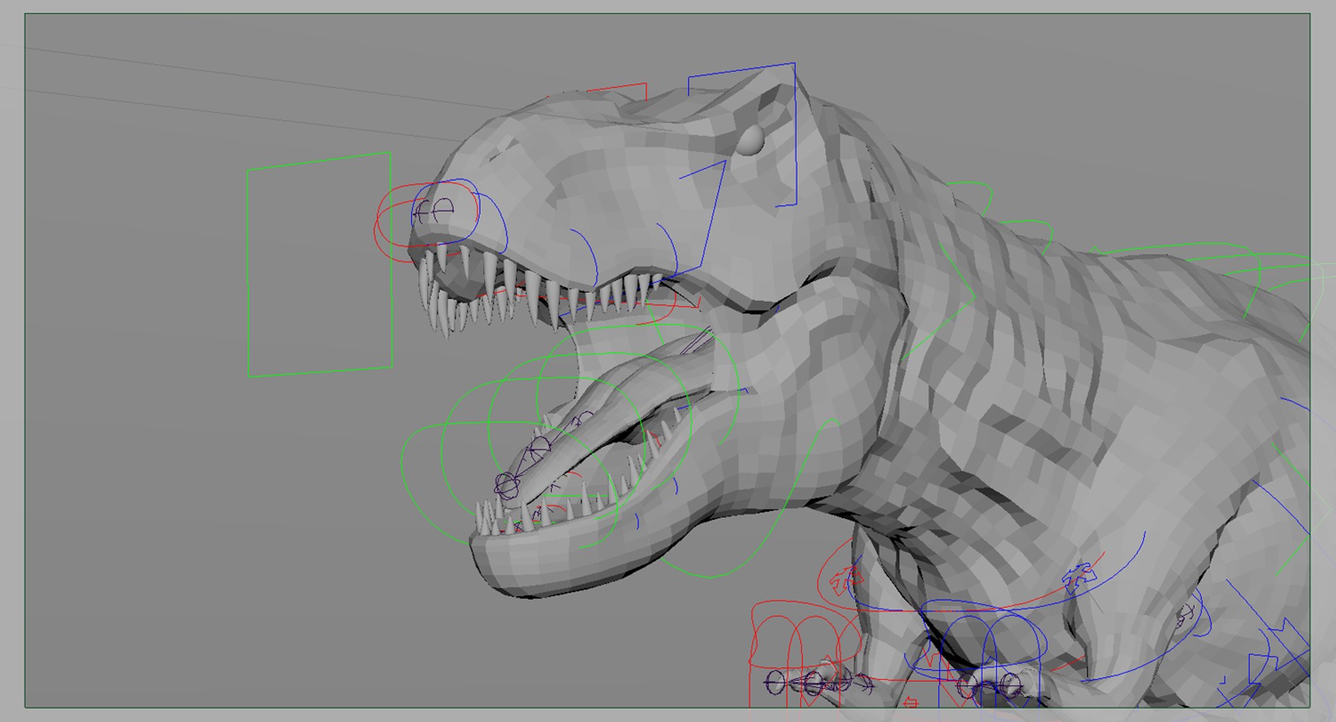3d model v-ray rigged rex