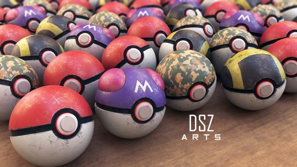 Pokébolas Modelo 3D - TurboSquid 1248790