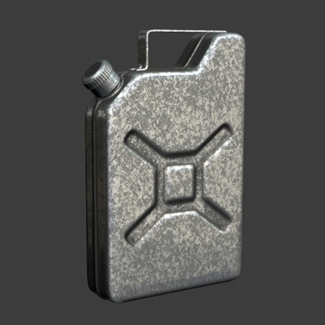 3d Gasoline Canister Cans Model