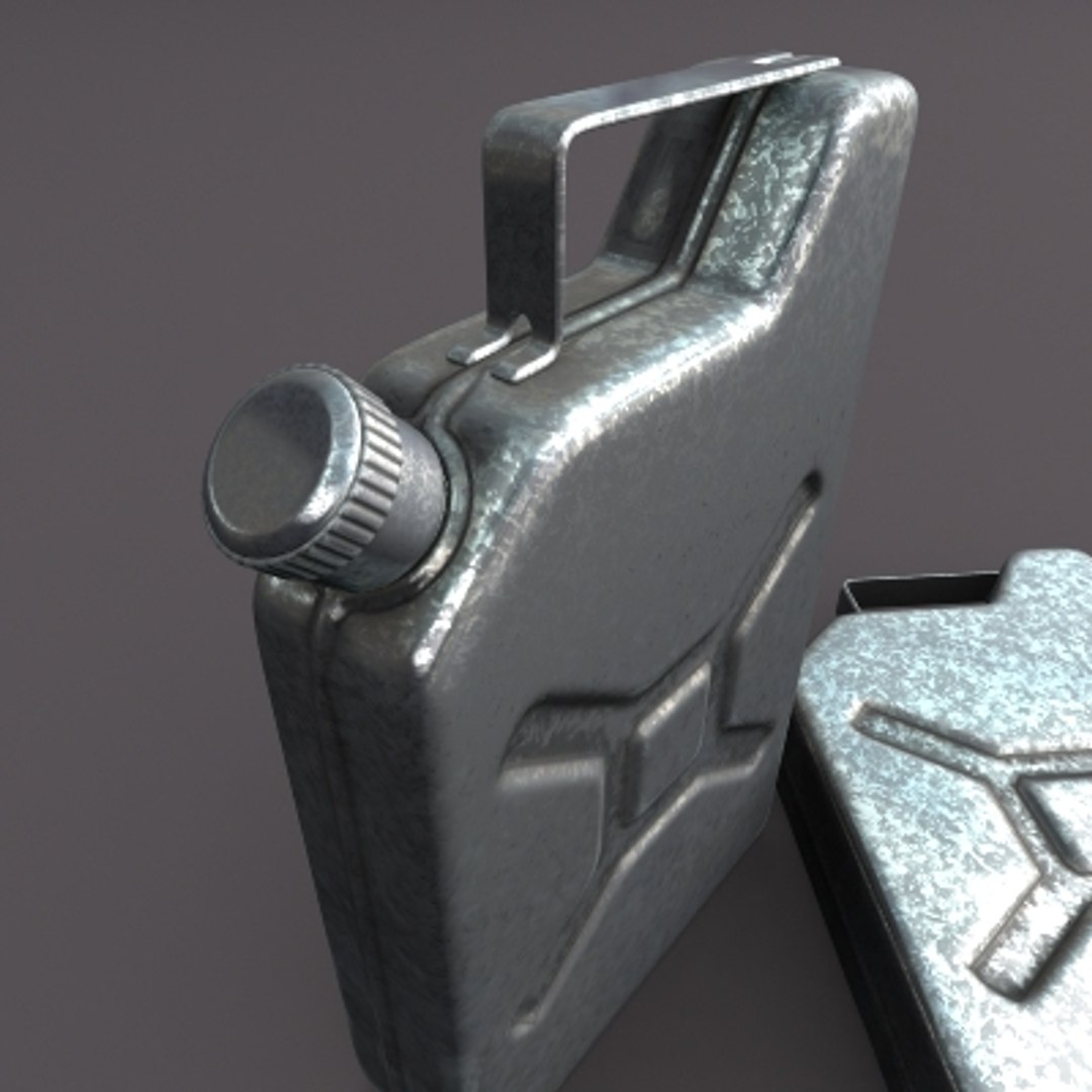 3d Gasoline Canister Cans Model