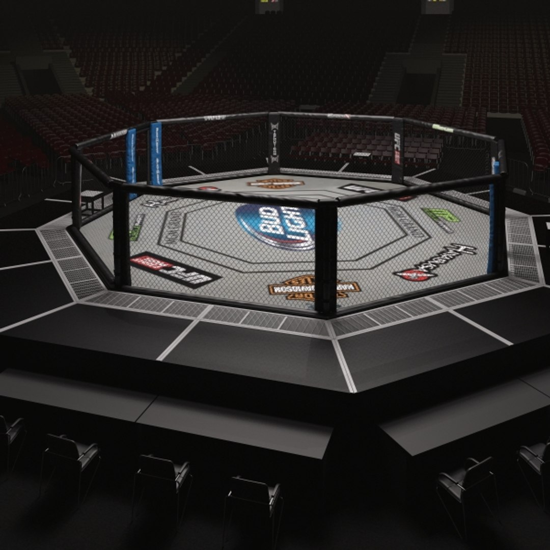Interior Ufc Fighting Arena 3D Model - TurboSquid 1161628
