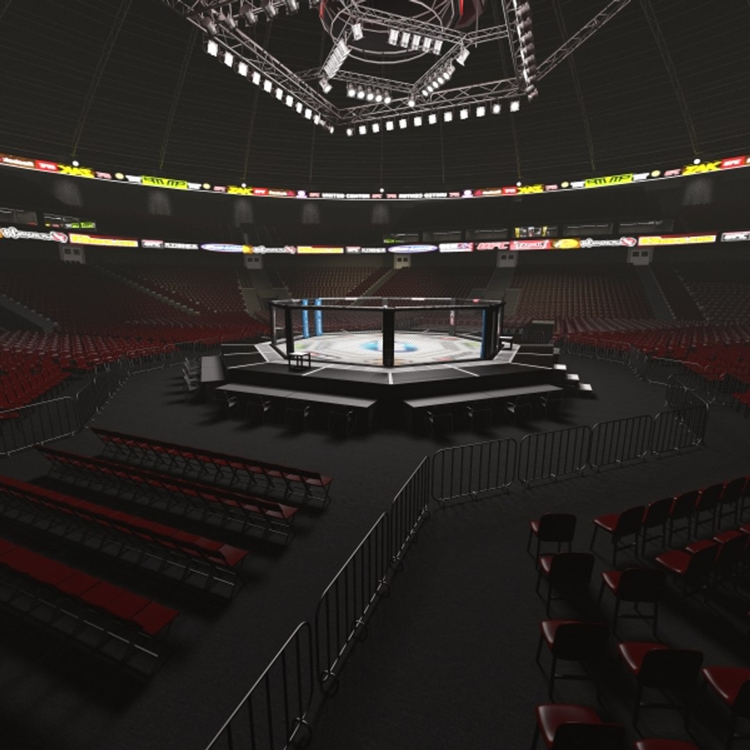 Interior Ufc Fighting Arena 3D Model - TurboSquid 1161628