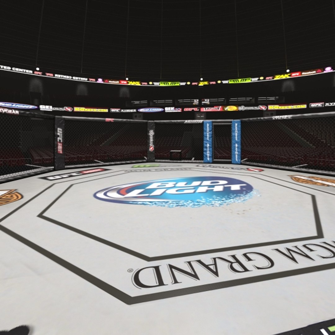 Interior Ufc Fighting Arena 3D Model - TurboSquid 1161628