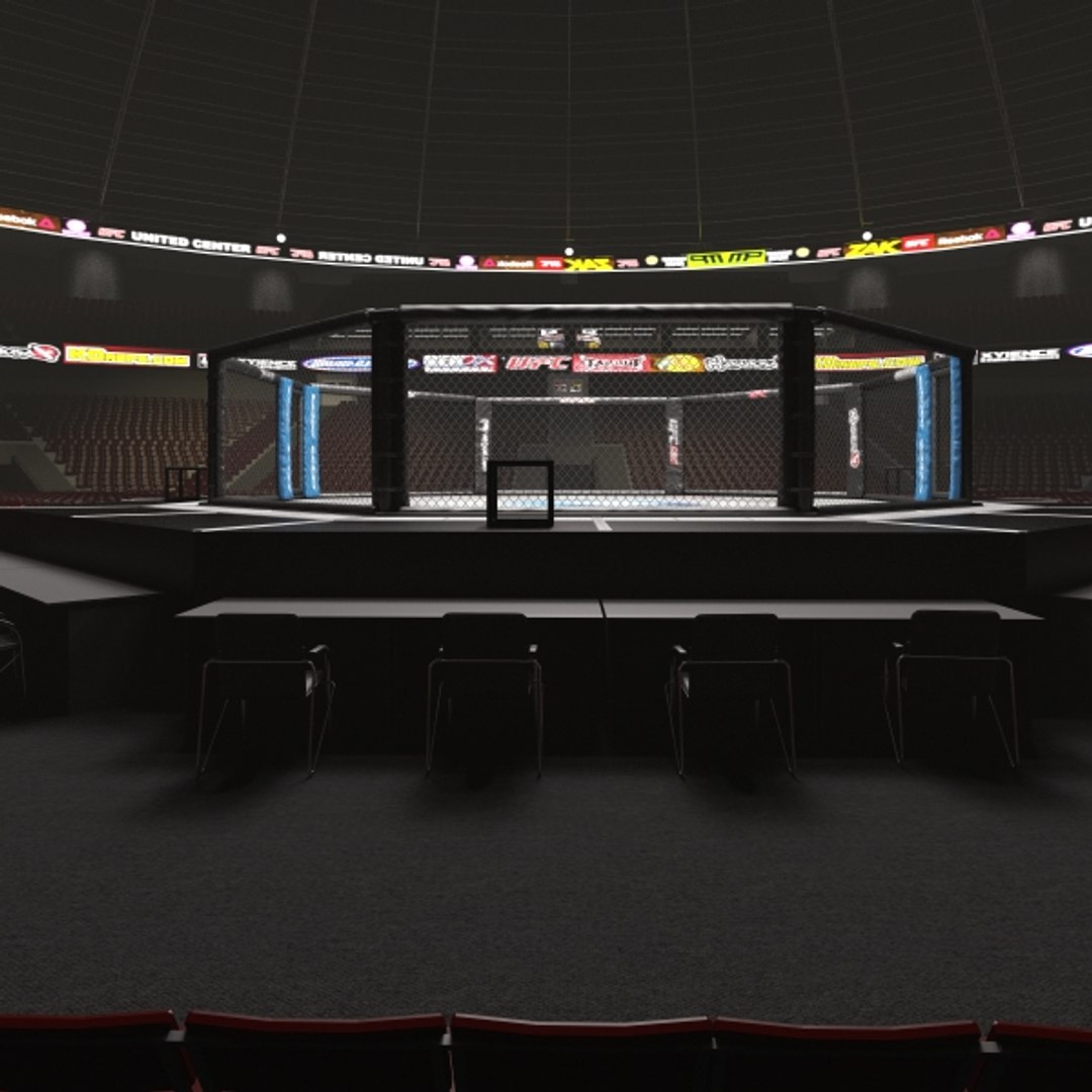 Interior Ufc Fighting Arena 3D Model - TurboSquid 1161628