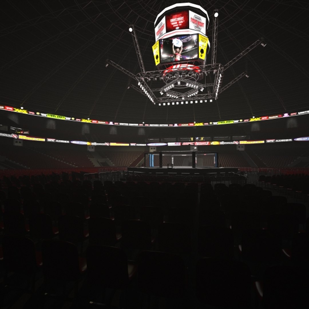 Interior Ufc Fighting Arena 3D Model - TurboSquid 1161628