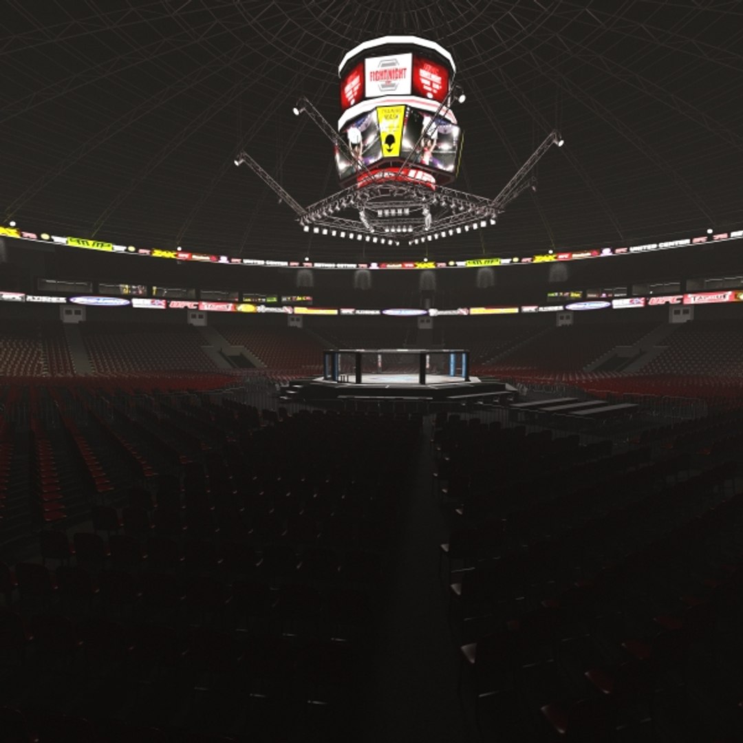 Interior Ufc Fighting Arena 3D Model - TurboSquid 1161628