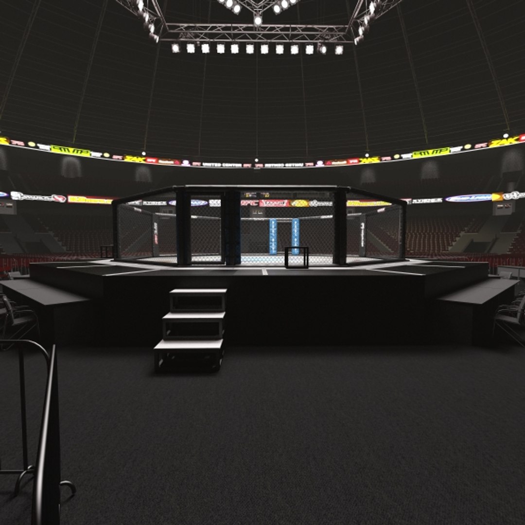 Interior Ufc Fighting Arena 3D Model - TurboSquid 1161628