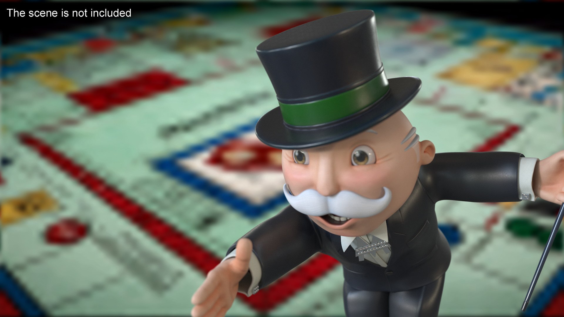3D Mr Monopoly Handshake Pose Model - TurboSquid 2273735