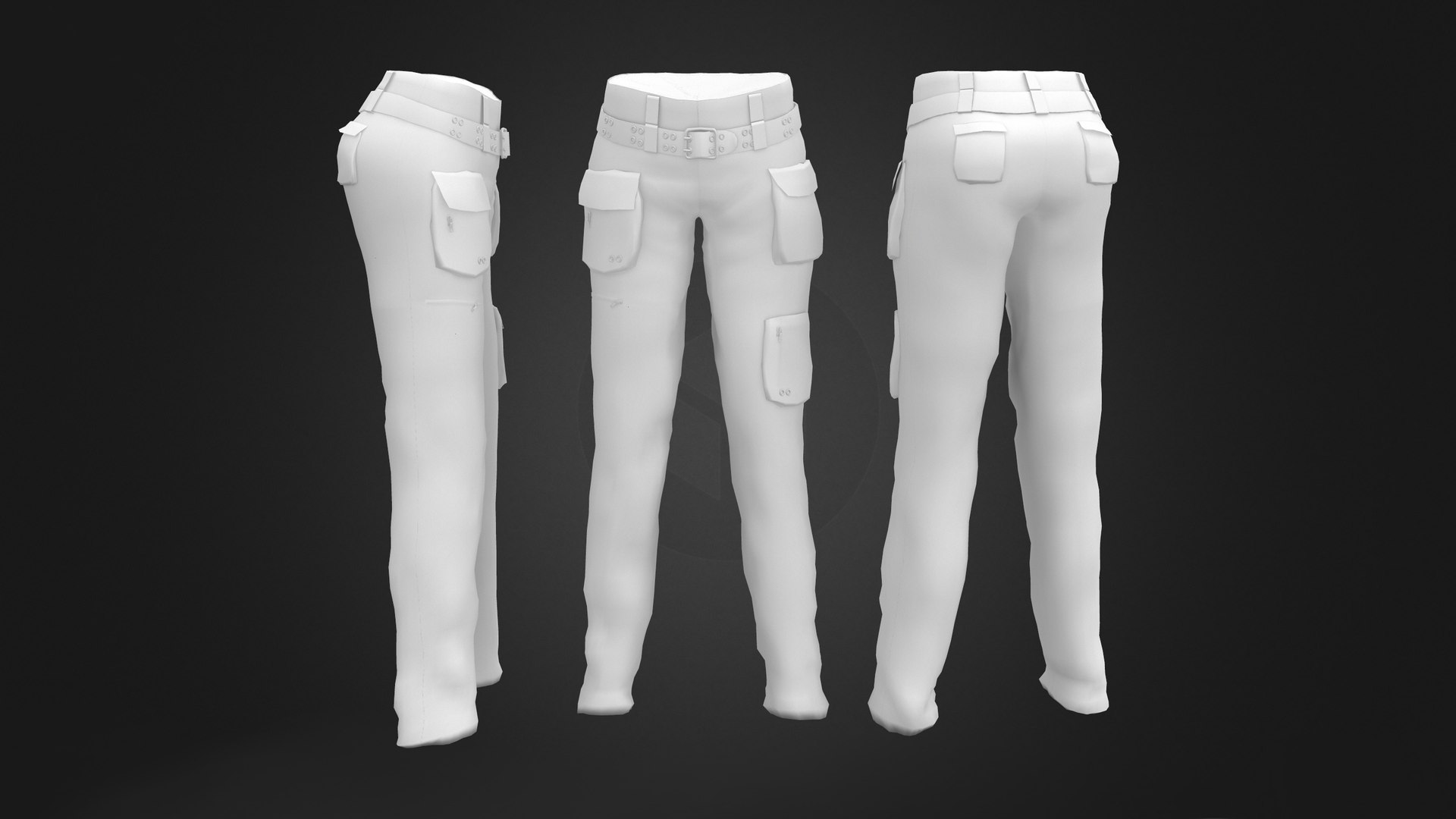 Cargo Pants 3D Model - TurboSquid 1792512