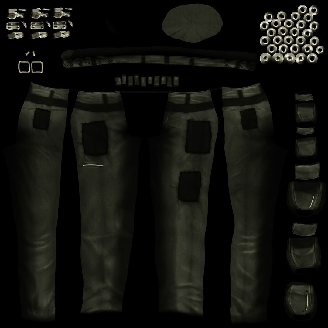 Cargo Pants 3D Model - TurboSquid 1792512
