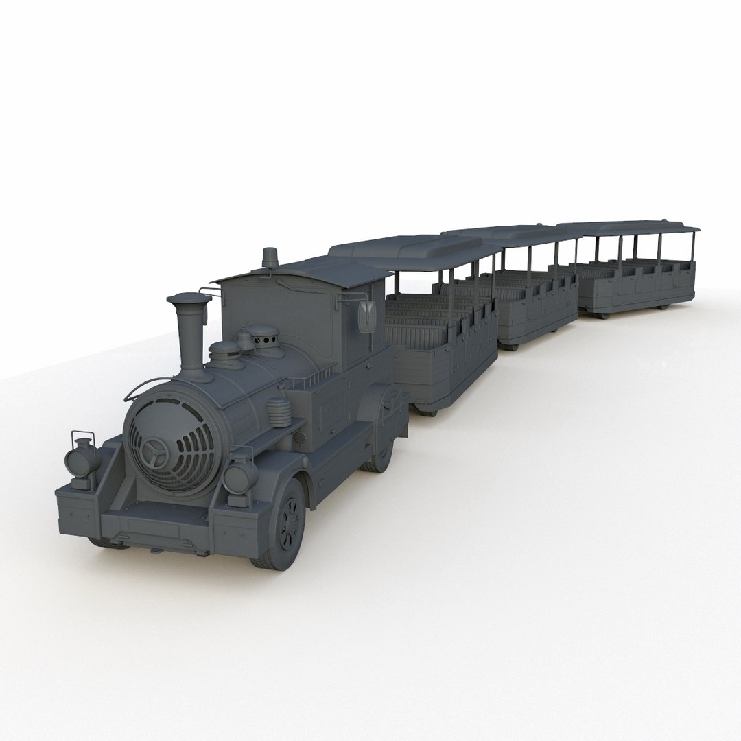 Dotto Train 3d Model