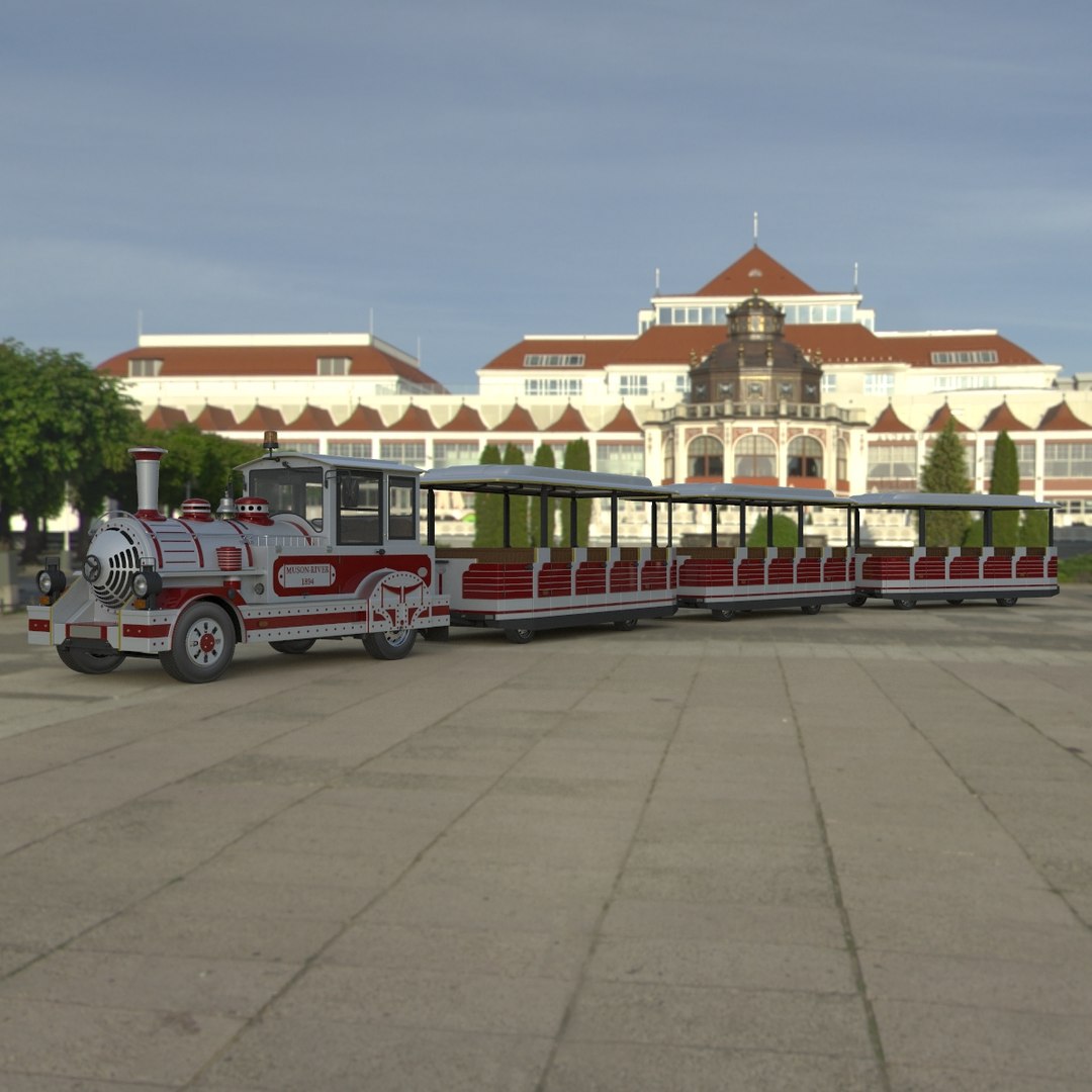 Dotto Train 3d Model