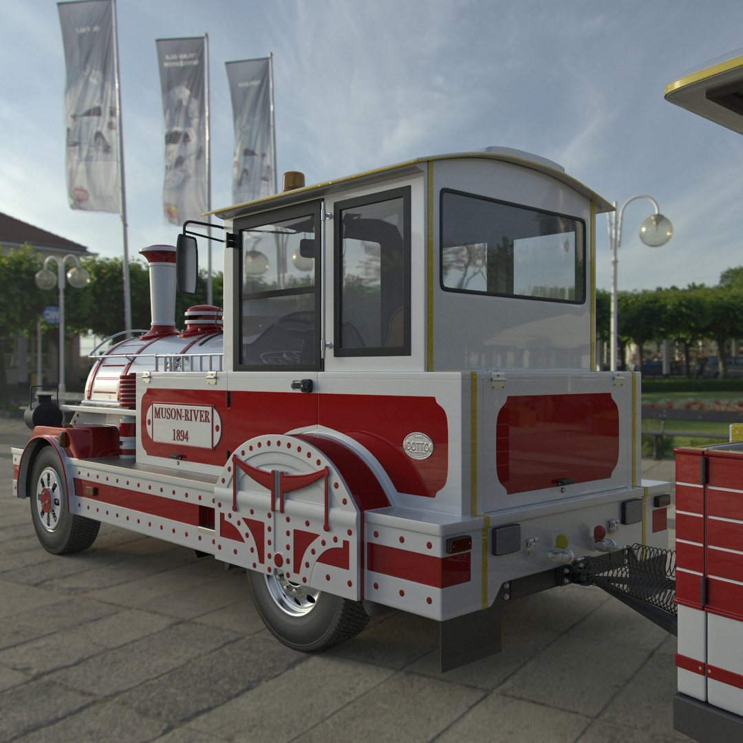 dotto train 3d model
